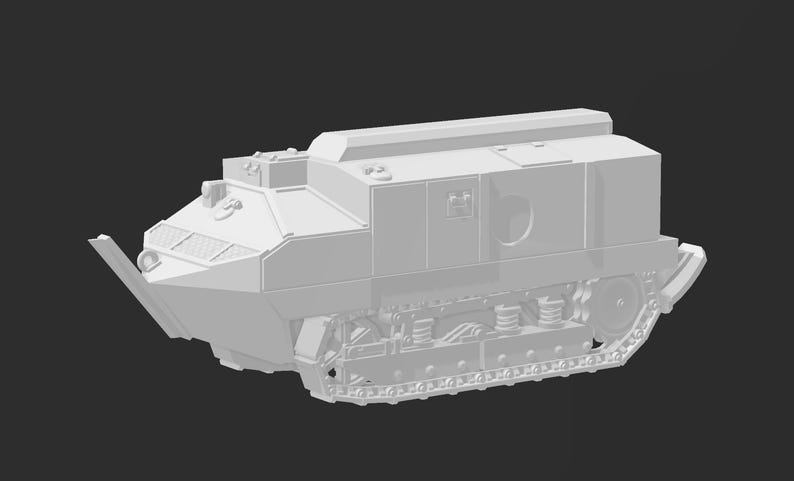 Schneider CA1 – 3D Printed French WWI Tank – Scale Range 1/144 to 1/35 ...