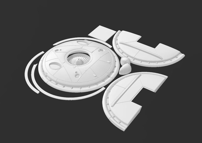 Avrocar [US] – Cold War – 3D Printed Model Kit - Etsy
