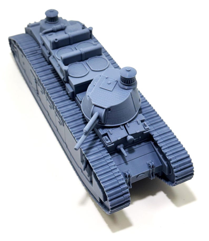 Char 2C Superheavy Tank - 3D Printed Model Kit - Etsy