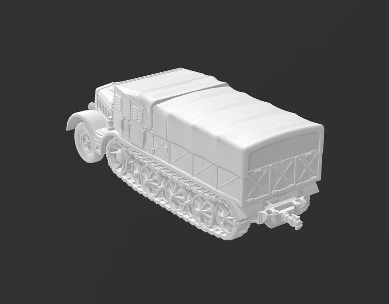 Sd.kfz. 9 Famo German Heavy Half-track Model Kit – 3D Printed ...