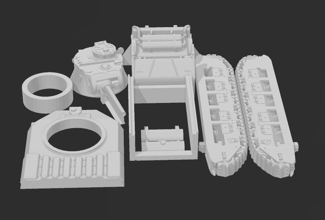 Matilda II British Infantry Tank WWII – 3D Printed Model Kit ...