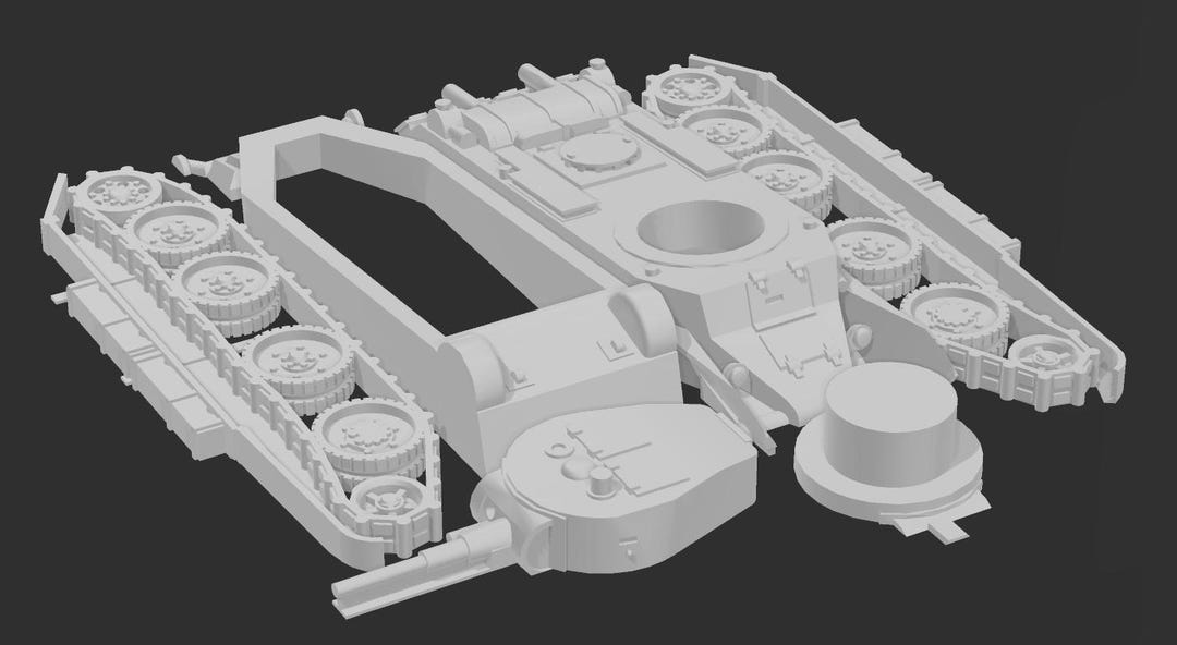 BT-7 – 3D Printed Soviet WWII Light Tank – Scale Range 1/144 to 1/35 ...