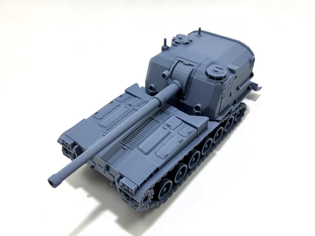 M55/M53 Howitzer – 3D Printed U.S. Cold War Artillery Vehicle – Scale ...