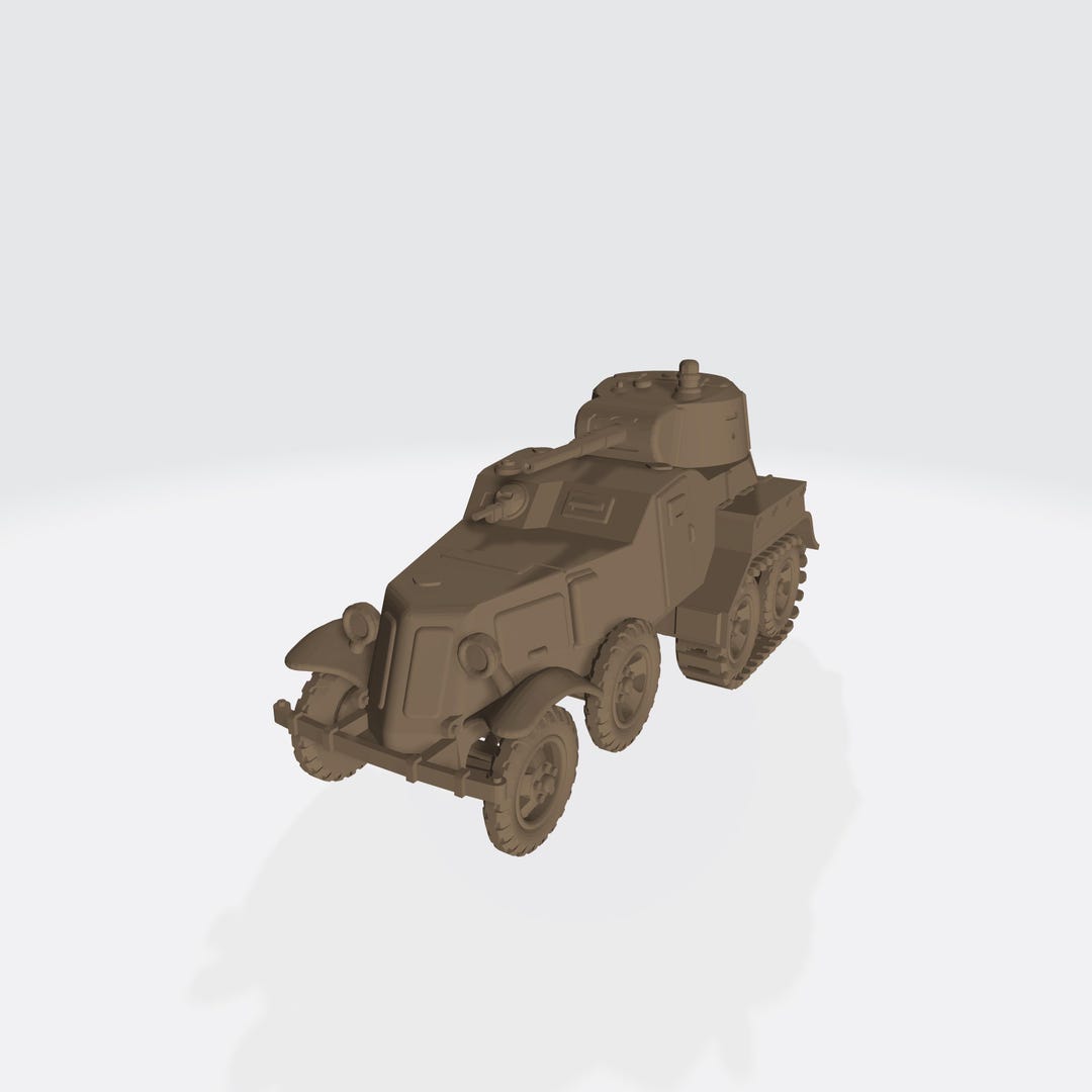 BA-10 [SU] – WWII – 3D Printed Model Kit - Etsy