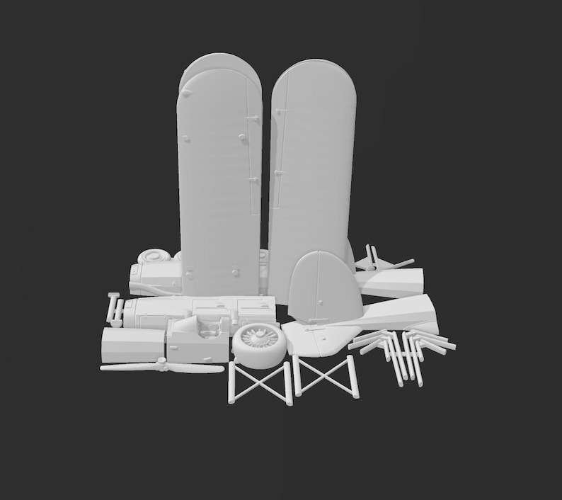 Boeing Model 40 Biplane [US] – WWI – 3D Printed Model Kit - Etsy