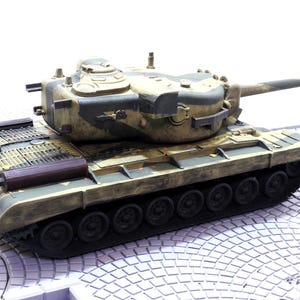 T29 Heavy Tank Model - 1/35 Scale, 3D Printed, and Painted - Etsy