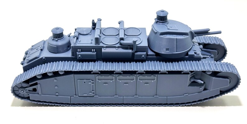 Char 2C Superheavy Tank - 3D Printed Model Kit - Etsy