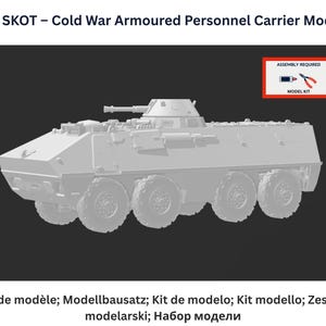 OT-64 SKOT – 3D Printed Cold War APC – Scale Range 1/144 to 1/35 – Pla ...