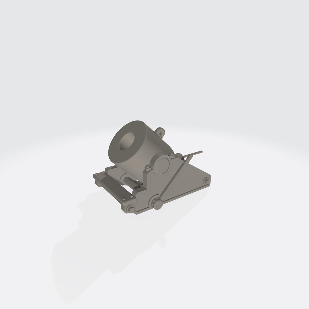 Seacoast 13-inch Mortar Model Kit – 3D Printed, Unpainted Wargaming ...