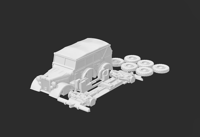 Horch 901 [GE] – WWII – 3D Printed Model Kit - Etsy