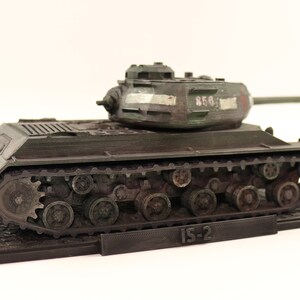 IS-2 Tank Model 3D Printed Scale 1/35 - Etsy