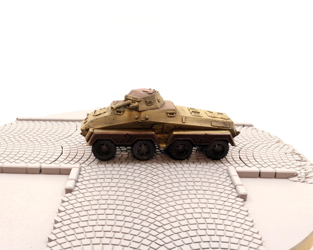 Sd.kfz. 231 8 Rad Tank Model - 1/35 Scale, 3D Printed, and Painted - Etsy