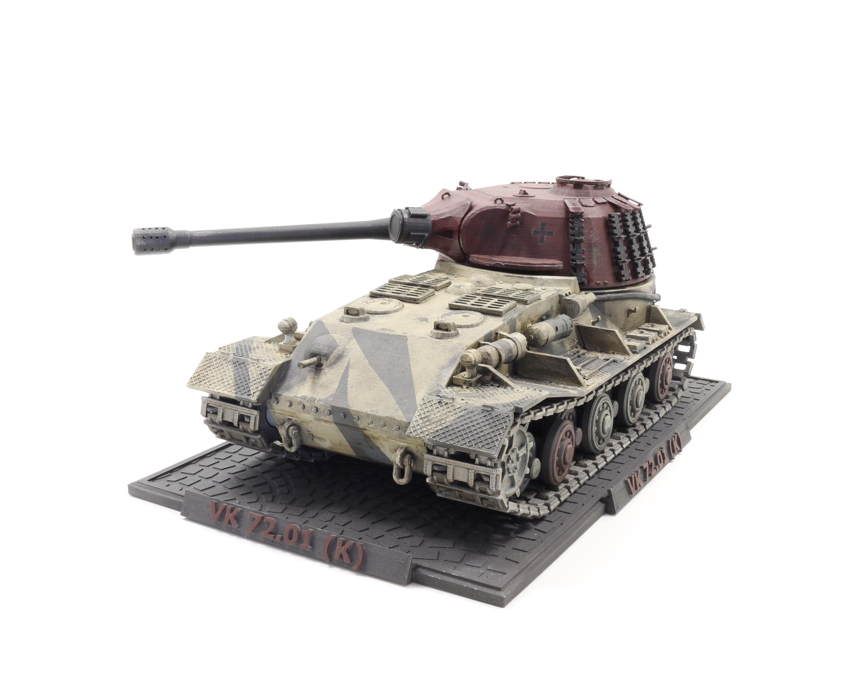 VK 72.01 K Tank Model 3D Printed Scale 1/35 - Etsy