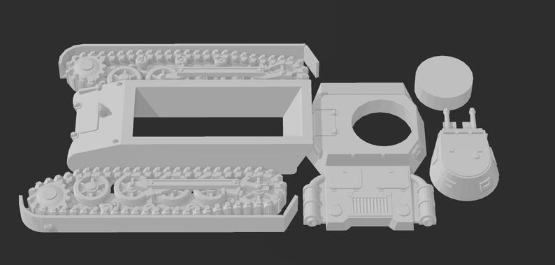 Panzer I (sd.kfz. 101) German Light Tank WWII – 3D Printed Model Kit ...