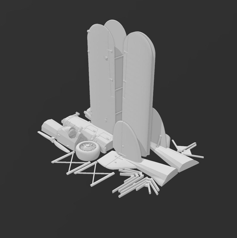 Boeing Model 40 Biplane [US] – WWI – 3D Printed Model Kit - Etsy