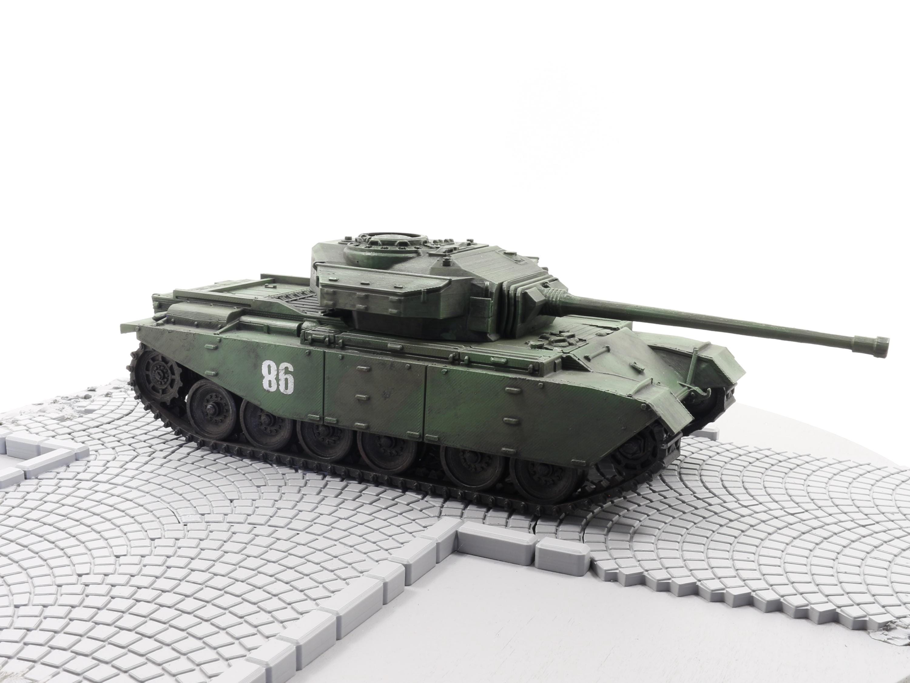Centurion Tank Model - 1/35 Scale, 3D Printed, and Painted - Etsy