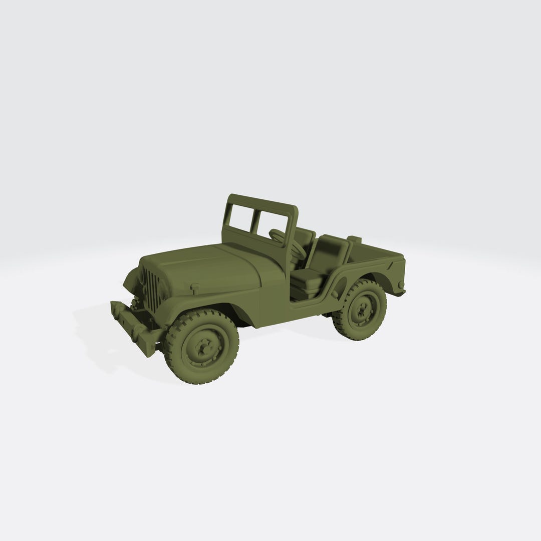 M38A1 American Light Utility Vehicle Cold War – 3D Printed Model Kit ...