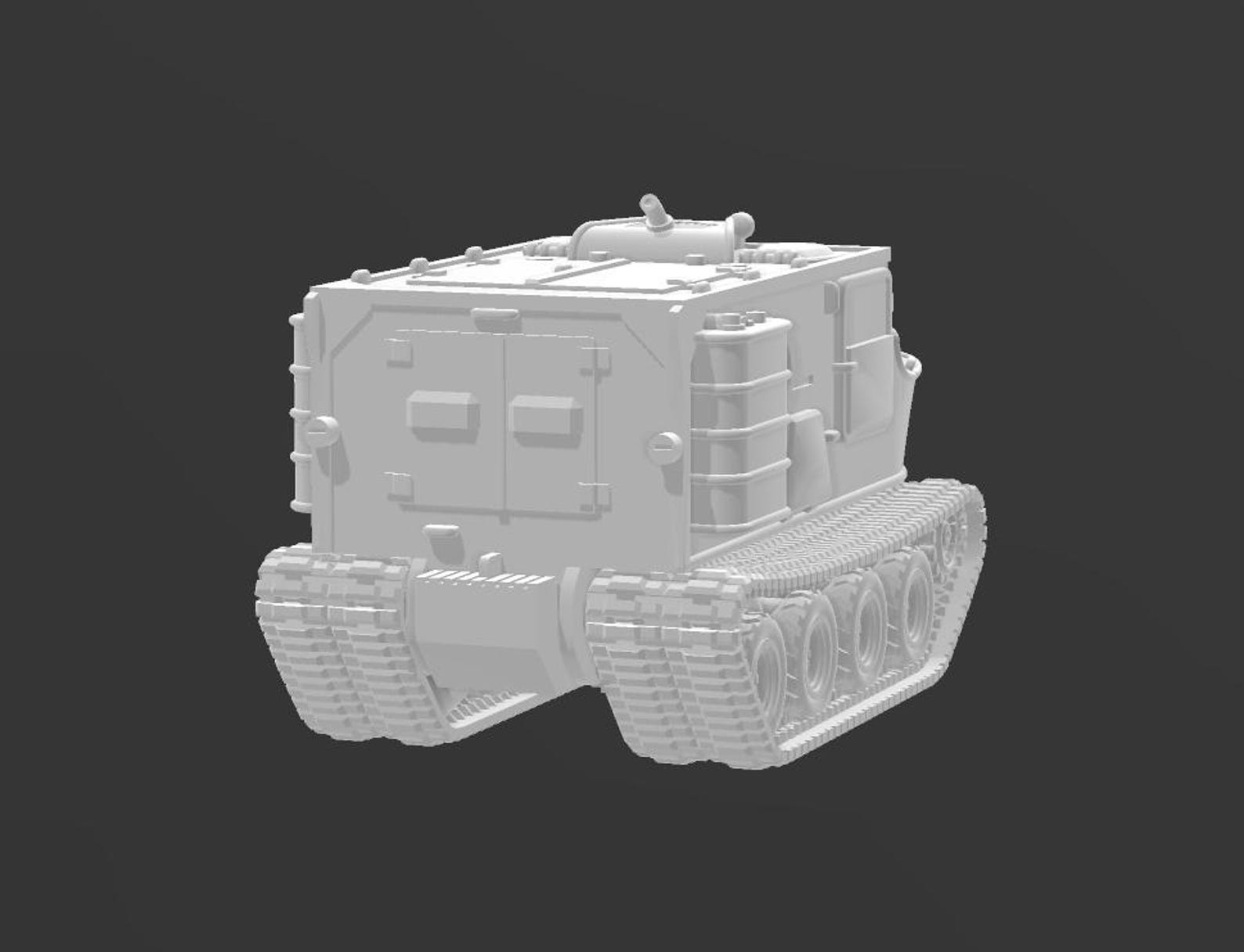 M76 Otter – 3D Printed U.S. Army Amphibious Reconnaissance Vehicle ...