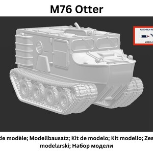 M76 Otter – 3D Printed U.S. Army Amphibious Reconnaissance Vehicle ...
