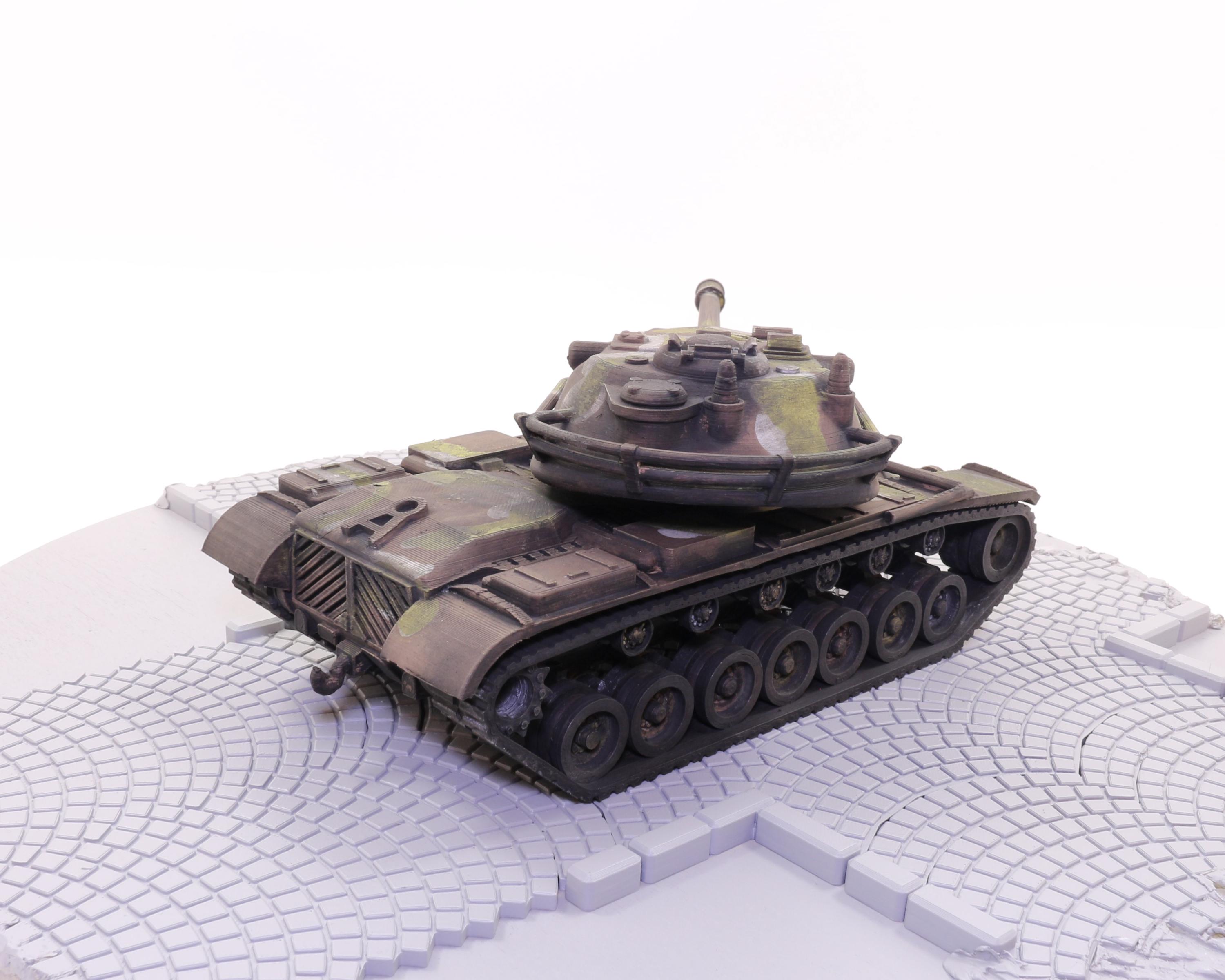 M103 Heavy Tank Model - 1/35 Scale, 3D Printed, and Painted - Etsy