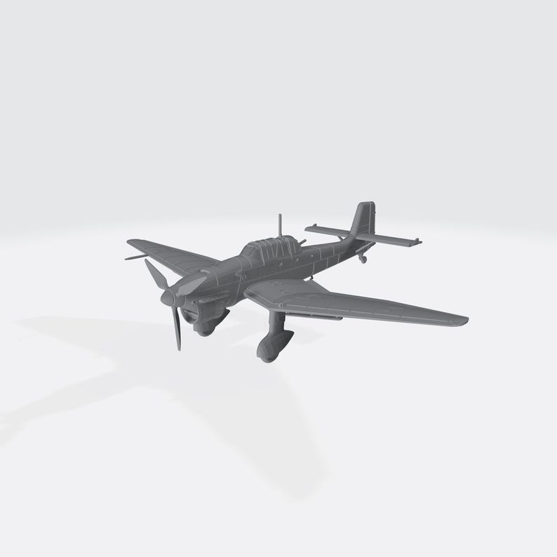 Junkers Ju 87 Stuka German Dive Bomber WWII – 3D Printed Model Kit ...