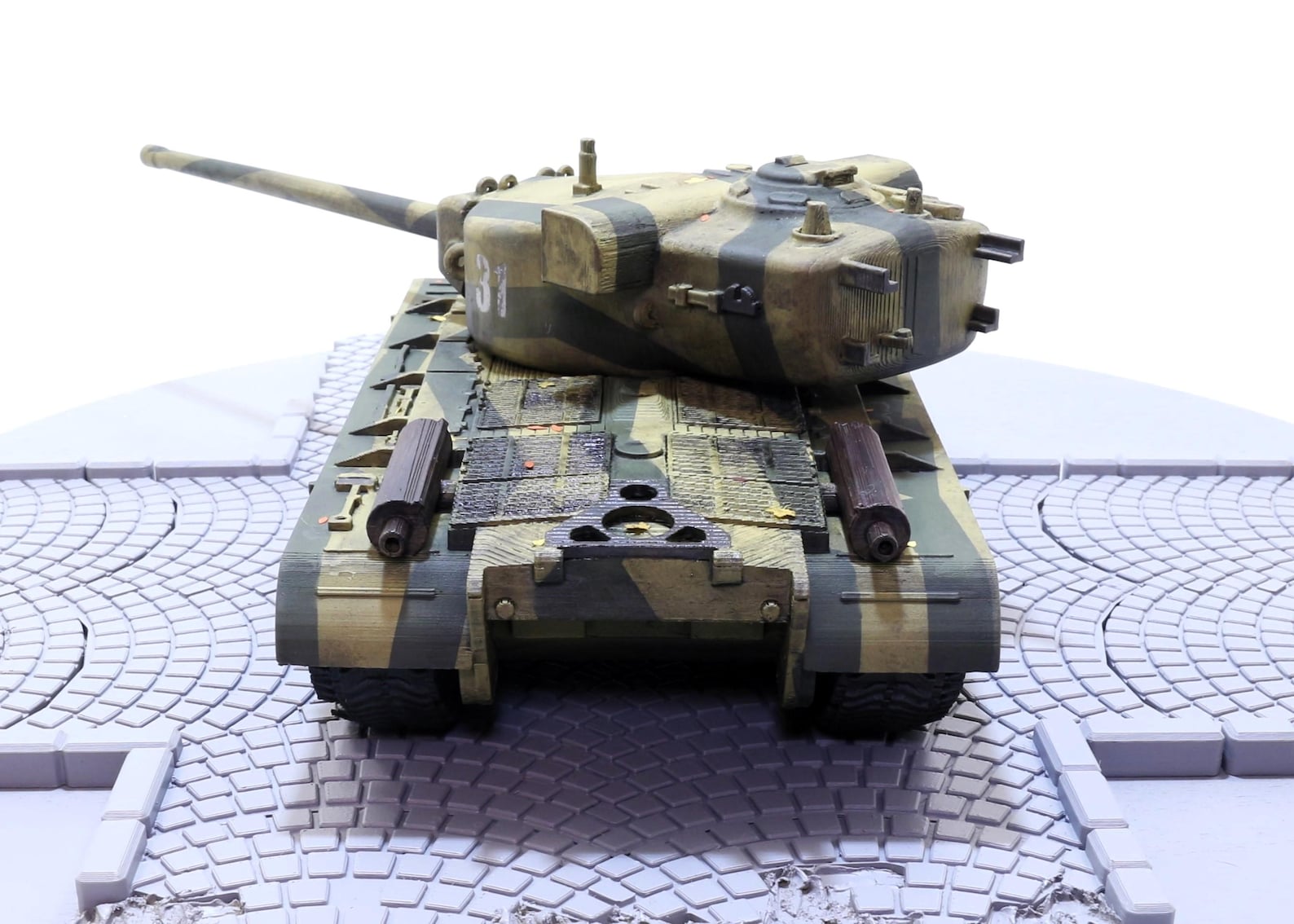 T29 Heavy Tank Model - 1/35 Scale, 3D Printed, and Painted - Etsy