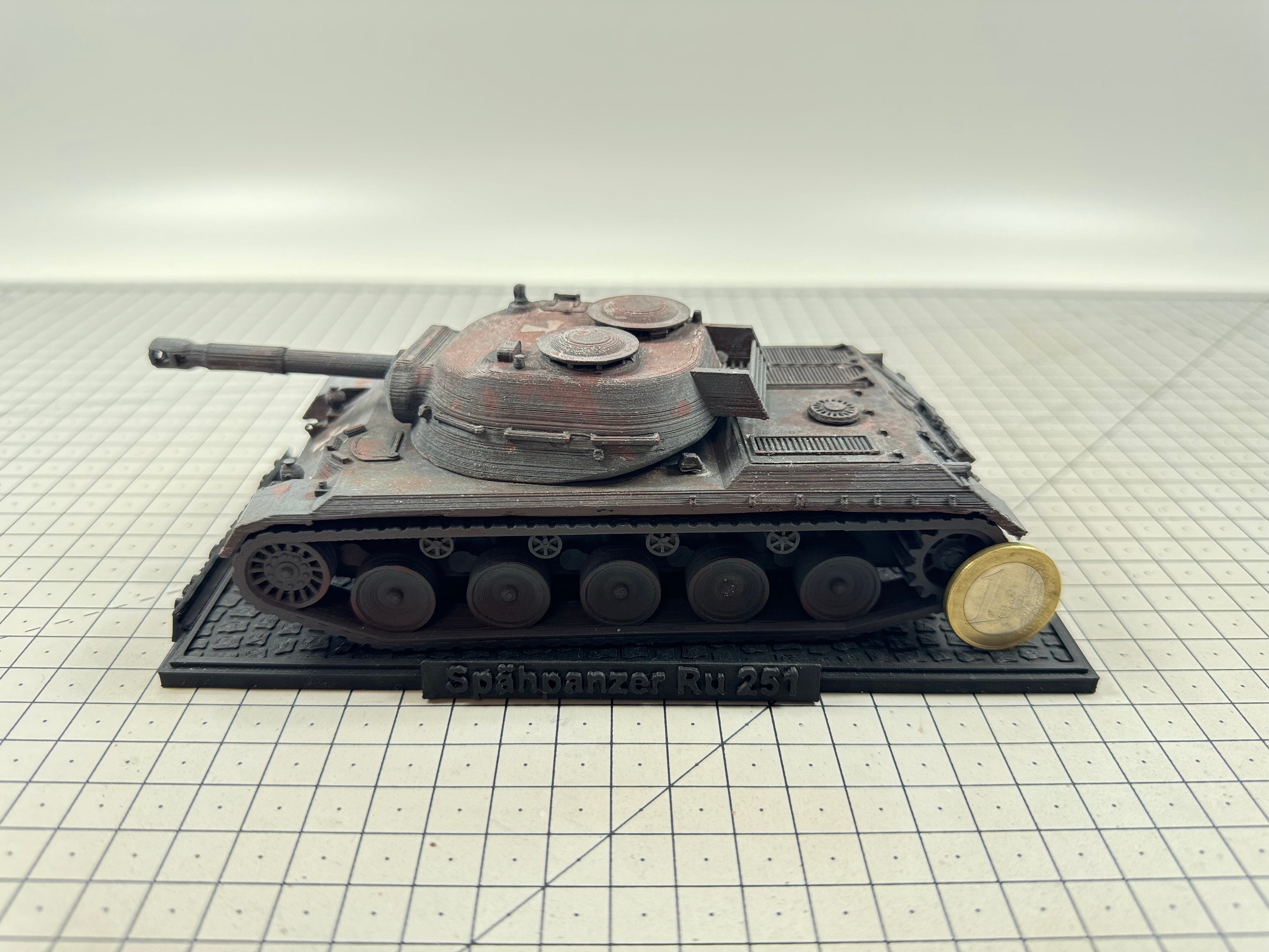 Spähpanzer Ru 251 Tank Model 3D Printed - Scale 1/35 - Etsy