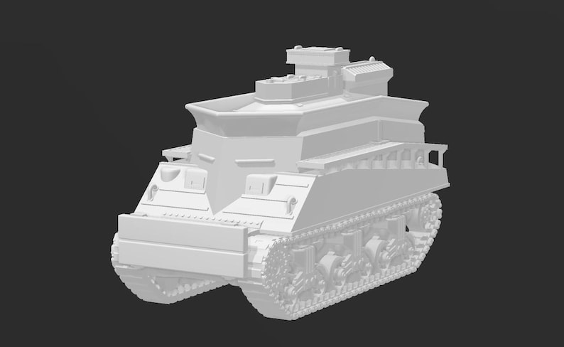 Sherman BARV – 3D Printed British WWII Armoured Recovery Vehicle Model ...