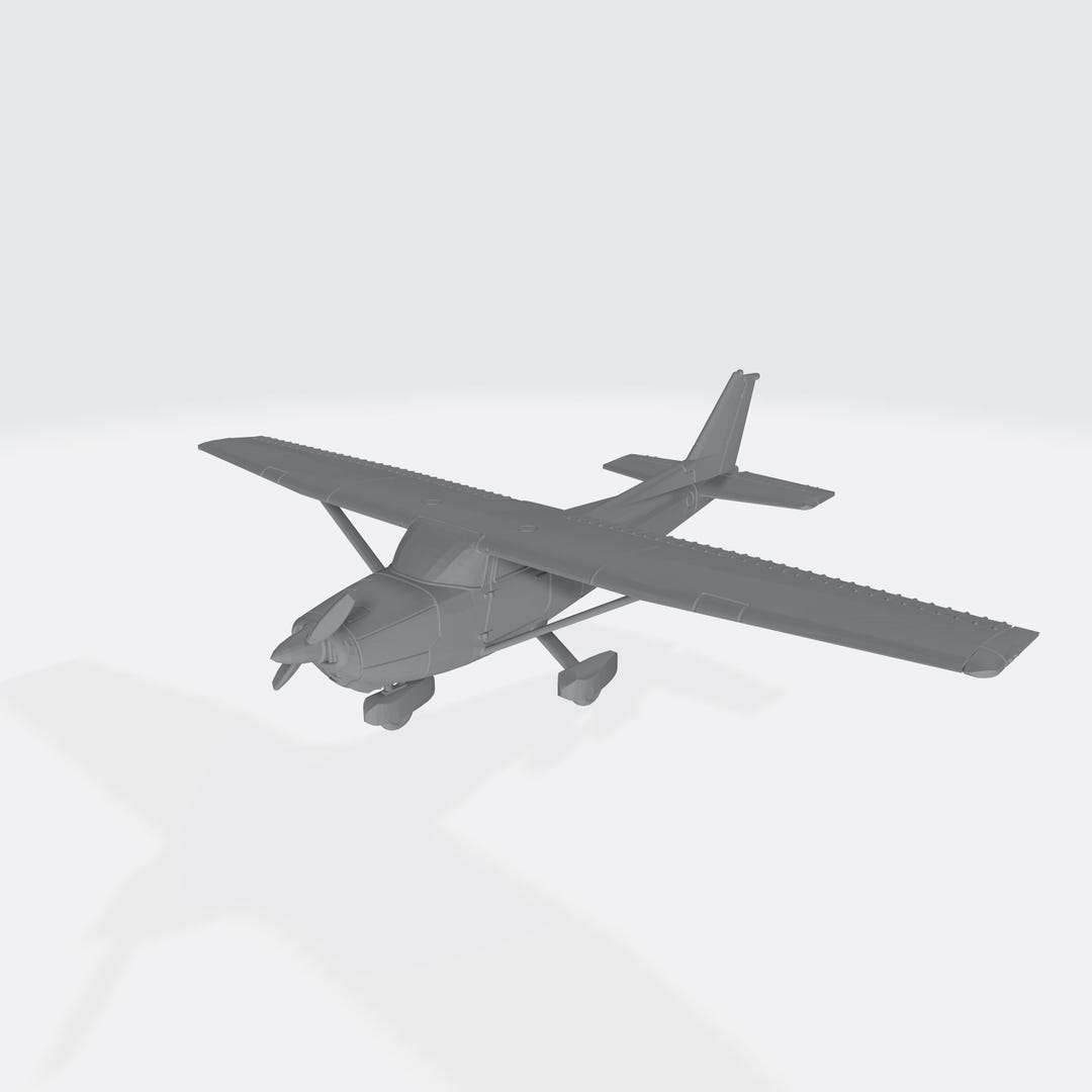 Buy Cessna 172 Skyhawk American Civil Aircraft 1950s–present – 3D ...