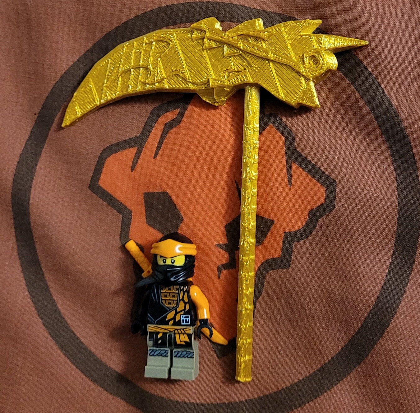 Ninjago Cole's Elemental Scythe of Quakes 3D Printed Miniature - Etsy UK