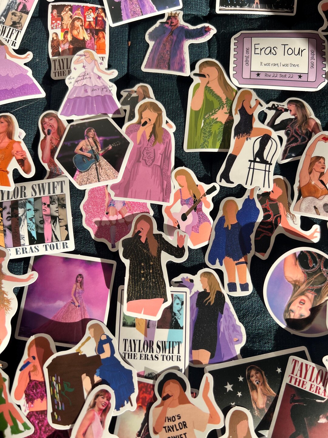 50 Era Special Sticker Inspired Eras Tour Concert Music Memory Album ...