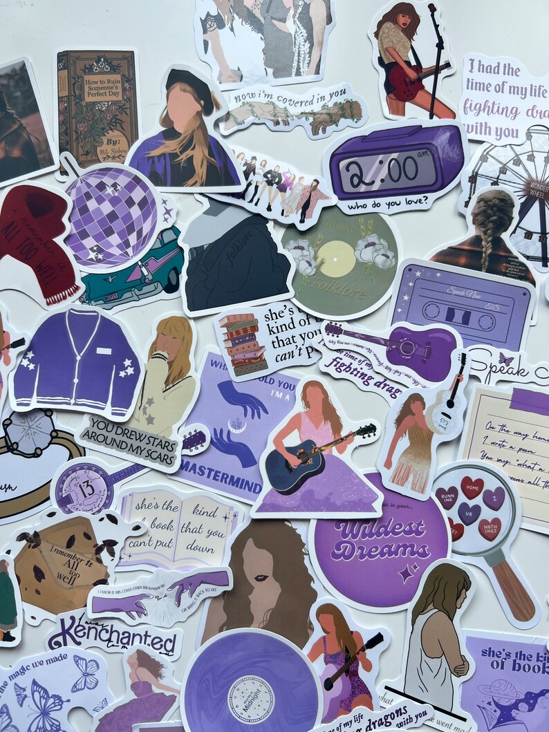50 Special Sticker Inspired Taylor Swift /taylors Version/the Eras Tour ...