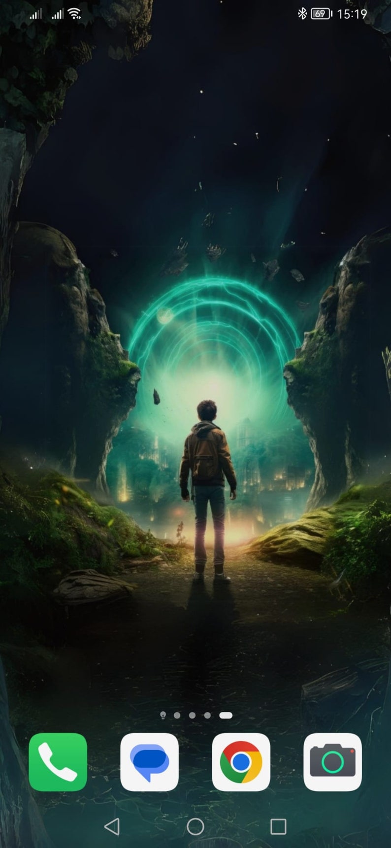 Phone Wallpaper Curious Guy in the Universe - Etsy