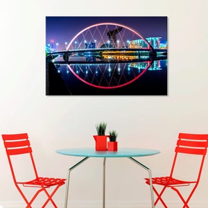 Clyde Art Bridge: Modern Urban Elegance in Monochrome, Clyde Art Bridge ...