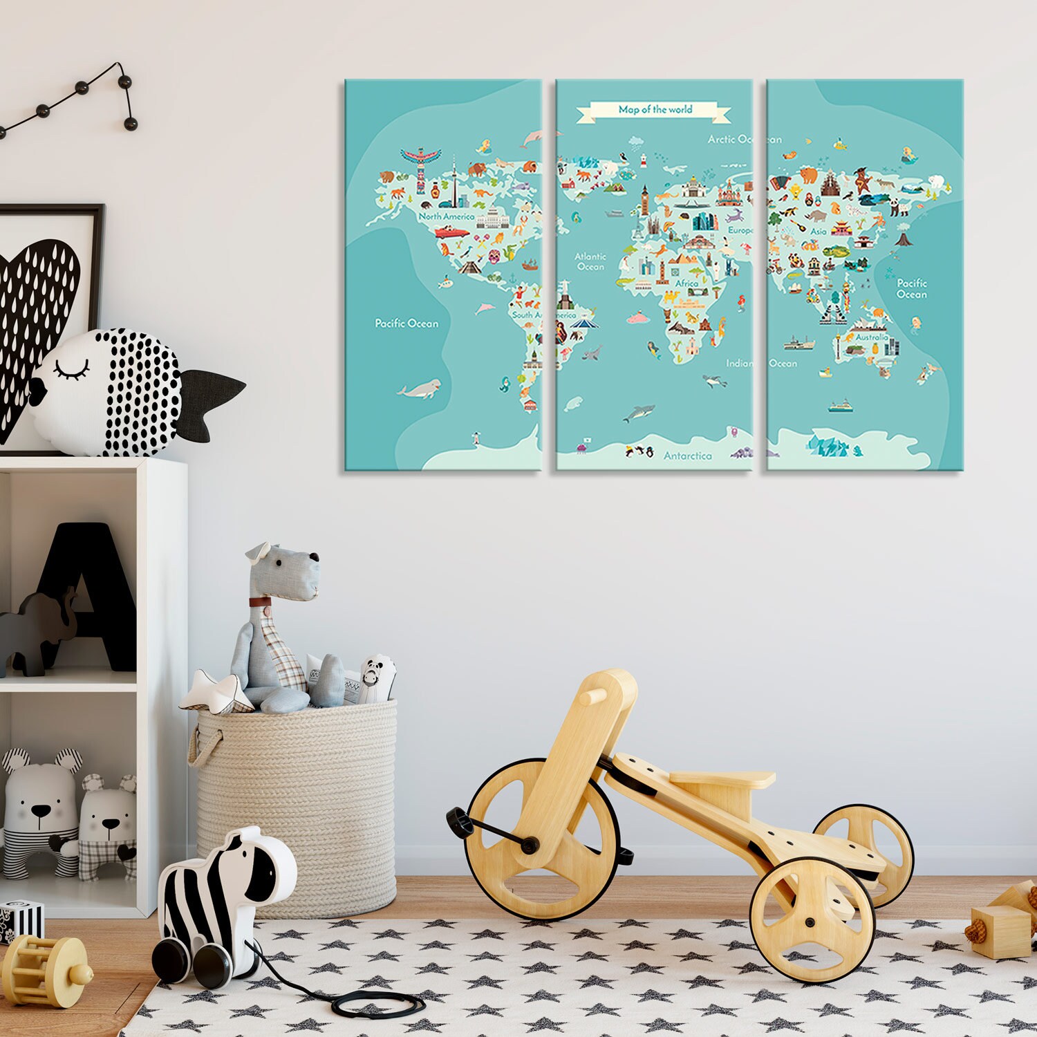 Landmarks World Map: Discover Iconic Sites Across Continents, Landmarks ...
