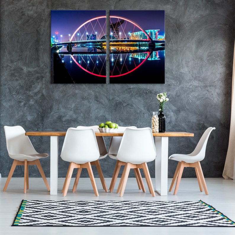 Clyde Art Bridge: Modern Urban Elegance in Monochrome, Clyde Art Bridge ...