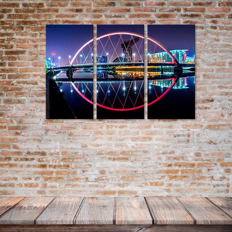 Clyde Art Bridge: Modern Urban Elegance in Monochrome, Clyde Art Bridge ...