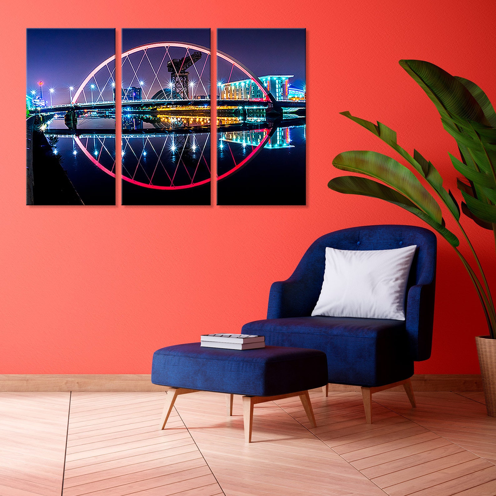 Clyde Art Bridge: Modern Urban Elegance in Monochrome, Clyde Art Bridge ...