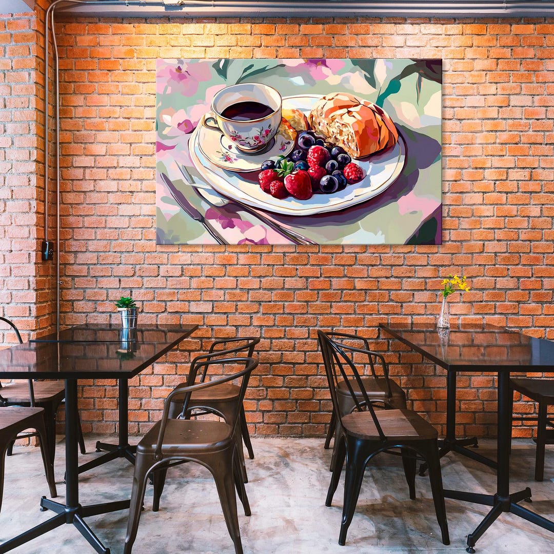 Classic English Breakfast Wall Art, Bistro Decor, Traditional Cafe ...