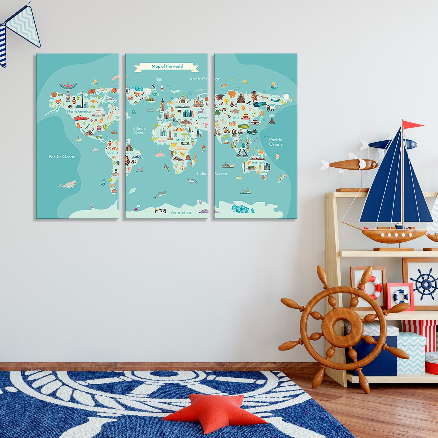 Landmarks World Map: Discover Iconic Sites Across Continents, Landmarks ...