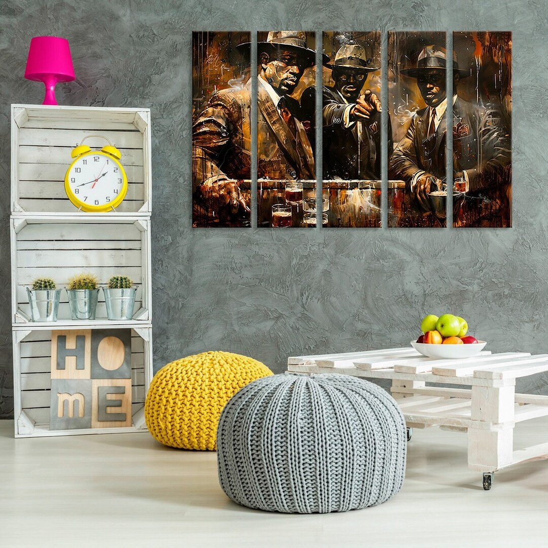 Gangsters Canvas Art, Mafia Themed Wall Decor, Gangsters, Mafia ...