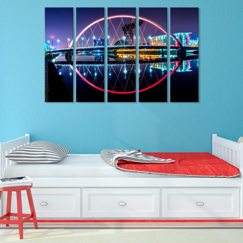 Clyde Art Bridge: Modern Urban Elegance in Monochrome, Clyde Art Bridge ...
