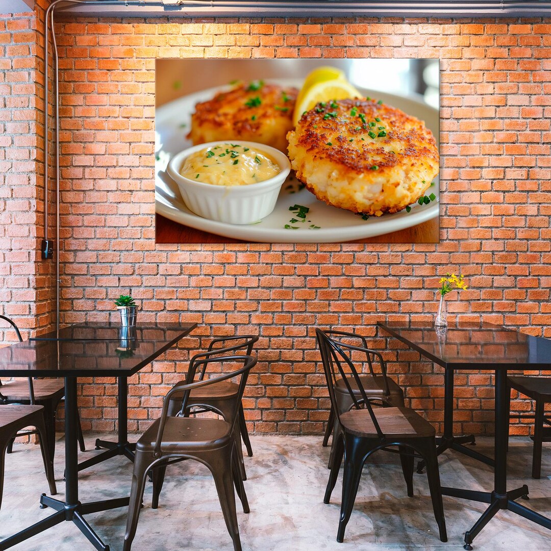 Crab Cake Wall Art – Perfect for Seafood Restaurants & Kitchens - Etsy