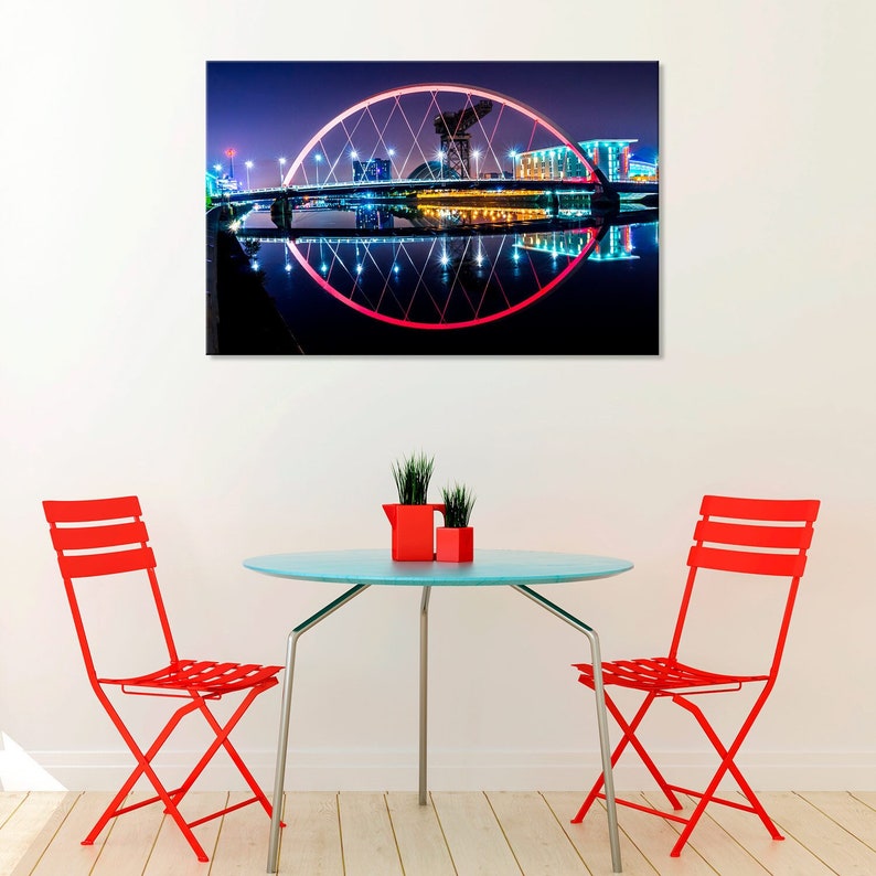 Clyde Art Bridge: Modern Urban Elegance in Monochrome, Clyde Art Bridge ...