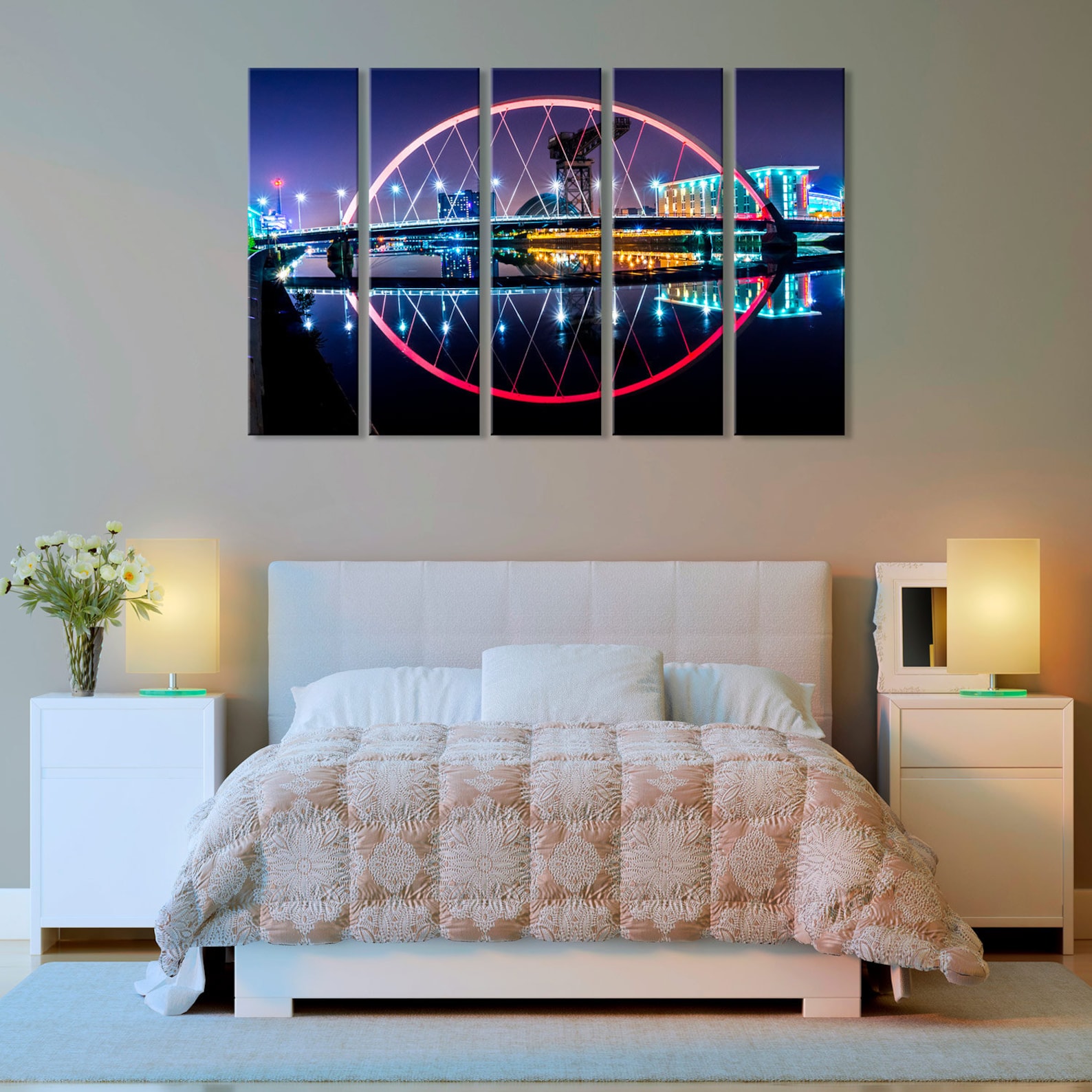 Clyde Art Bridge: Modern Urban Elegance in Monochrome, Clyde Art Bridge ...