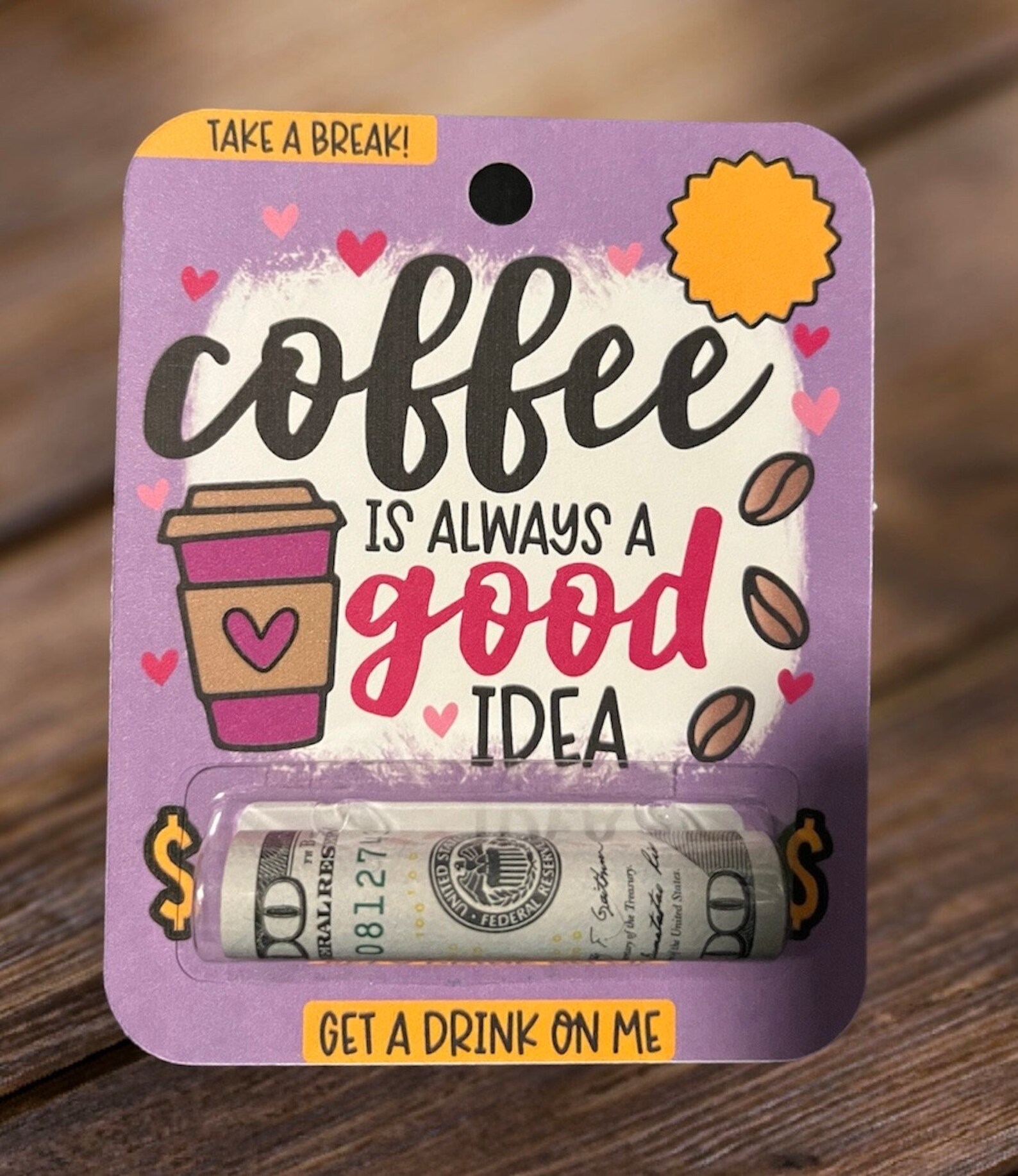 There's No Need to Be Grumpy Money Gift Card | Coffee Lovers ...