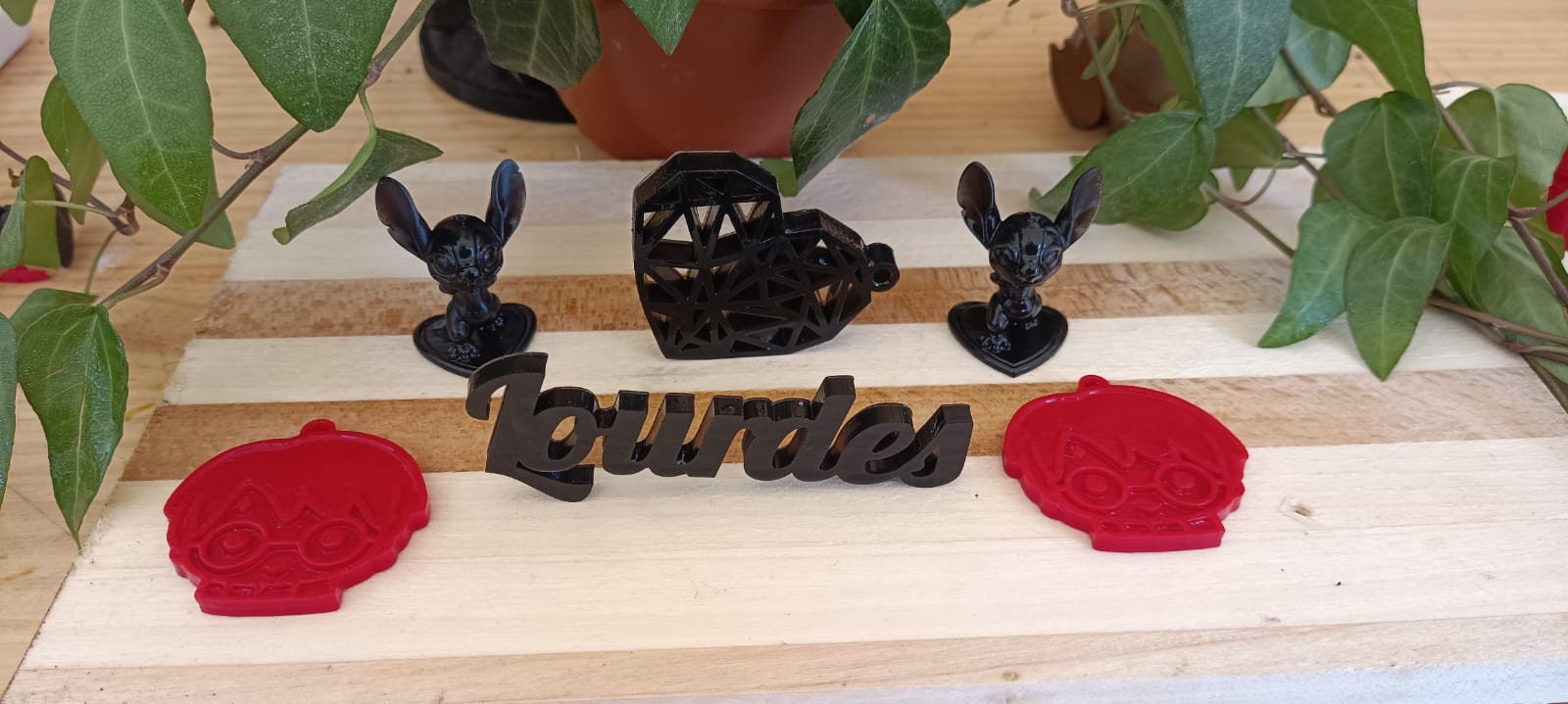 Stich, Names, Heart Keychain, 3d Printing - Etsy