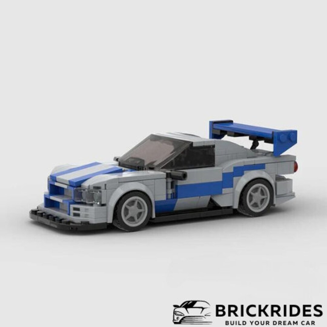 Buildable Nissan Skyline R34 Fast & Furious Brick Car Lego Compatible ...