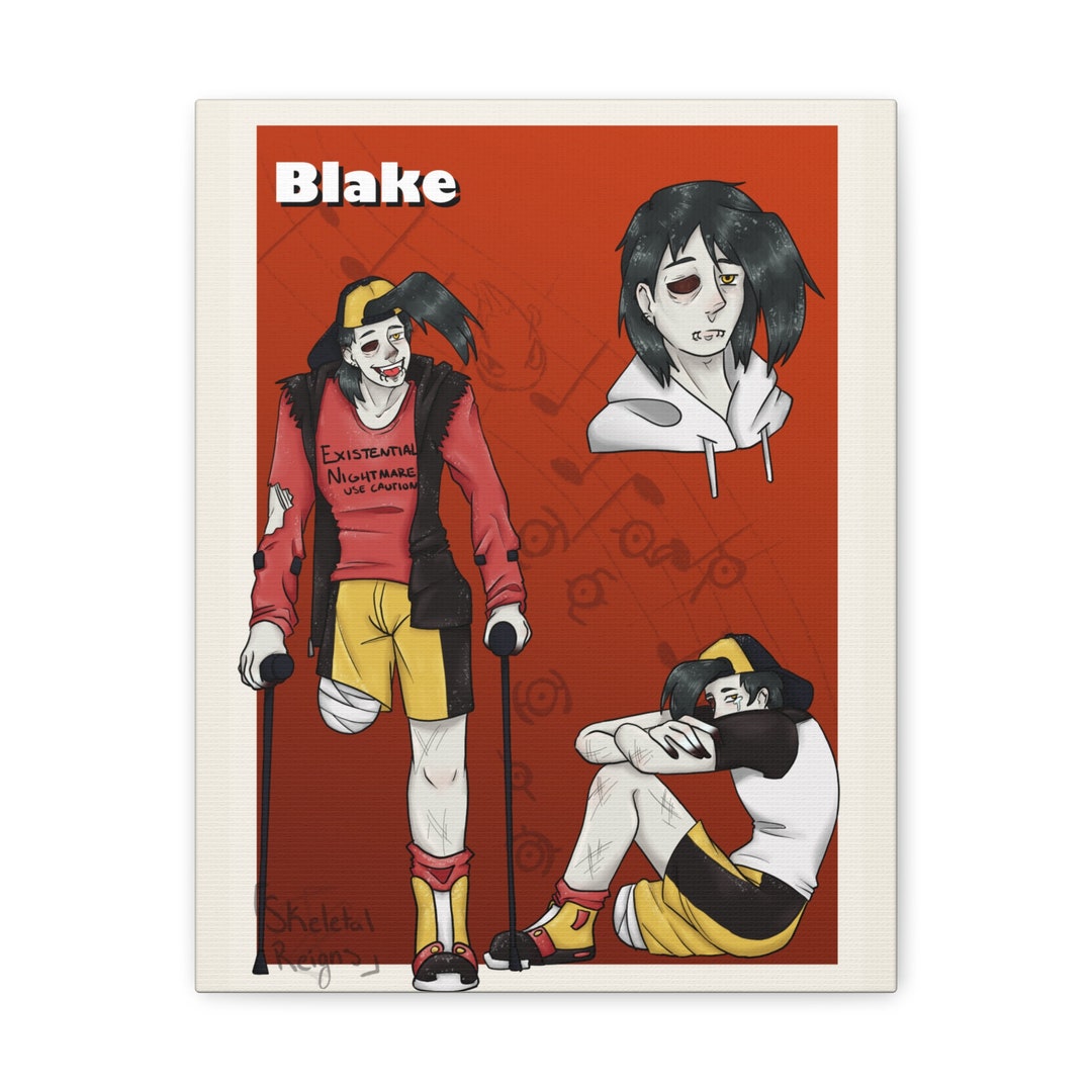 Blake Snow on Mt Silver Creepypasta Art Canvas Gallery Wraps - Etsy
