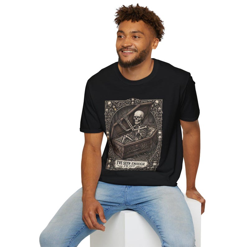 I've Seen Enough I'm Out Shirt Black Funny Skeleton Sarcastic Gothic ...